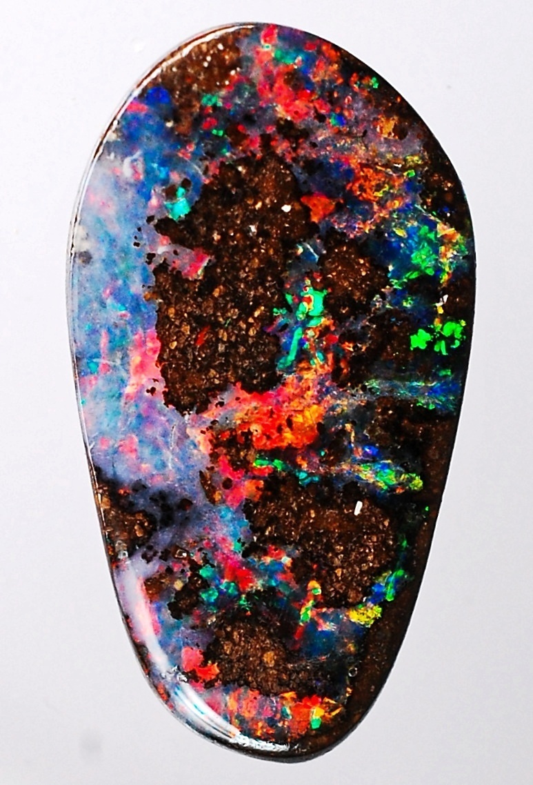 Yahoo!オークション - 【100円～】天然ボルダーオパール ルース 3.4...