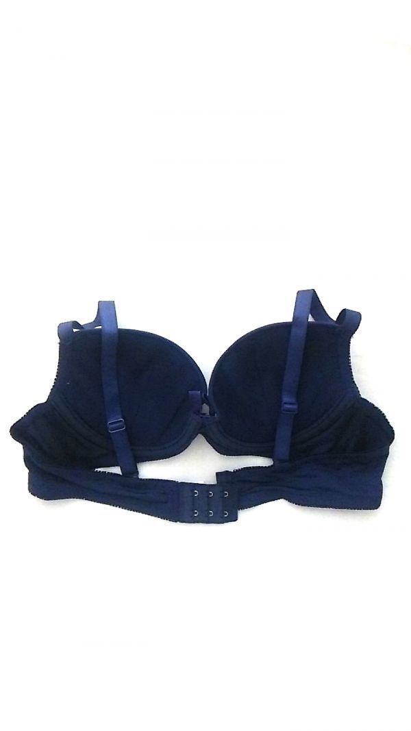 Yahoo!オークション - あ2818 訳あり つるふわブラ B80 ネイビー