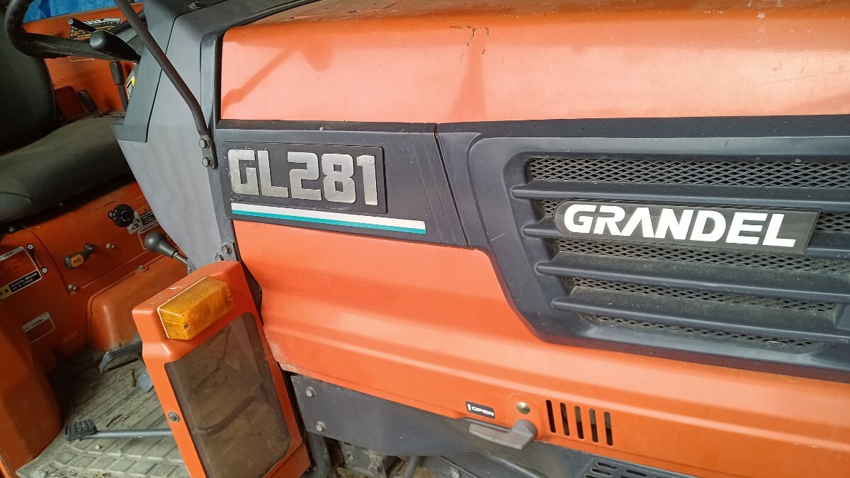 Yahoo!オークション - クボタトラクター GL281 不具合有り 1046H 引き...