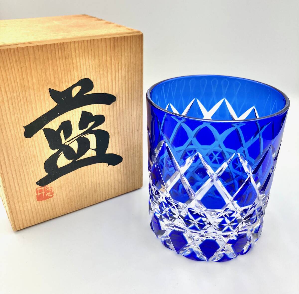 Yahoo!オークション - 美品 KAMAY カメイガラス 切子 ロックグラス 江...