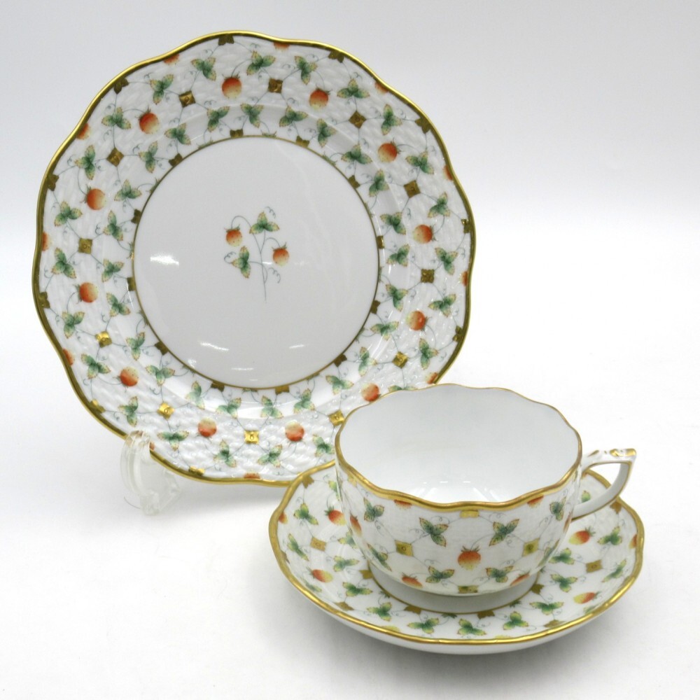 1円〜 HEREND ヘレンド ストロベリーコンポジション FLT カップ/ソーサー/プレート 計3点 トリオ y203-3759944 Y商品(ヘレンド)｜売買されたオークション情報 ...