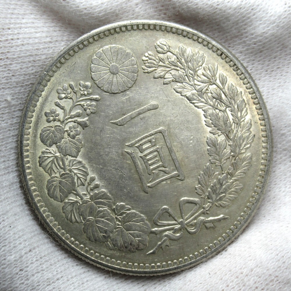 Yahoo!オークション - 1円〜 一圓銀貨 明治34年 総重量 約242g 計9点 ...
