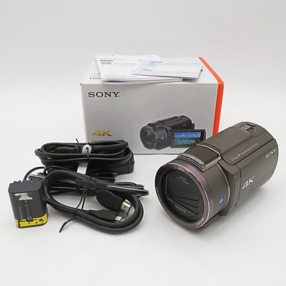 Yahoo!オークション - 1円〜 SONY ソニー FDR-AX45A 4K HANDYCAM ハン...
