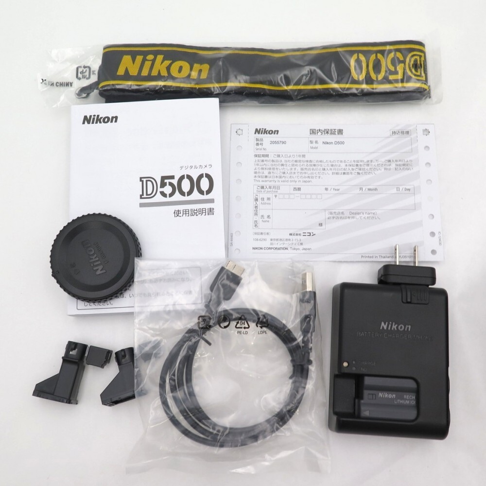 Yahoo!オークション - 1円〜 Nikon ニコン D500 デジタル一眼レフカメ...