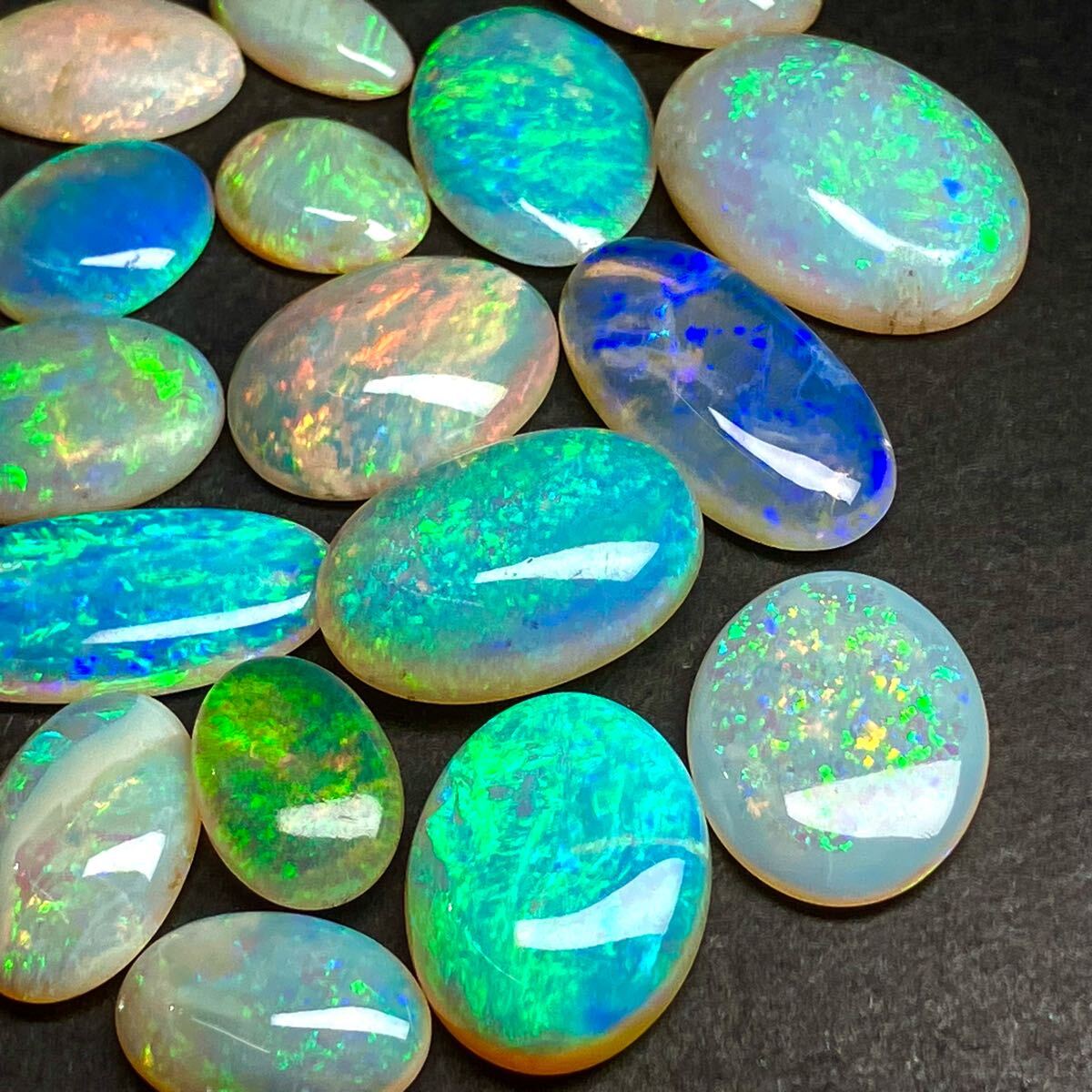 Yahoo!オークション - 1円〜 遊色効果 ≪天然オパールおまとめ100.5ct...