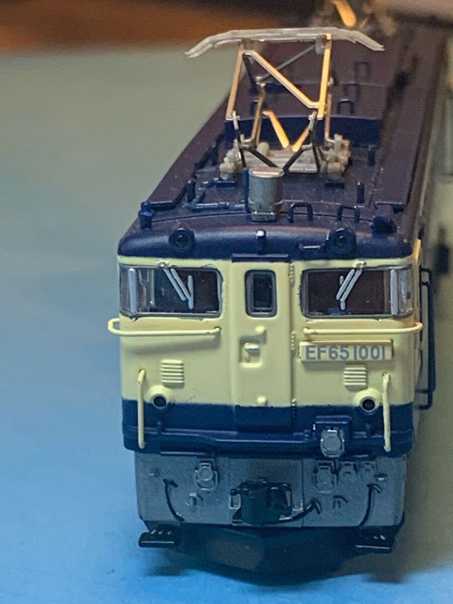 Yahoo!オークション - EF65-1001 ヒサシ無し 特急色 マイクロエース A1...