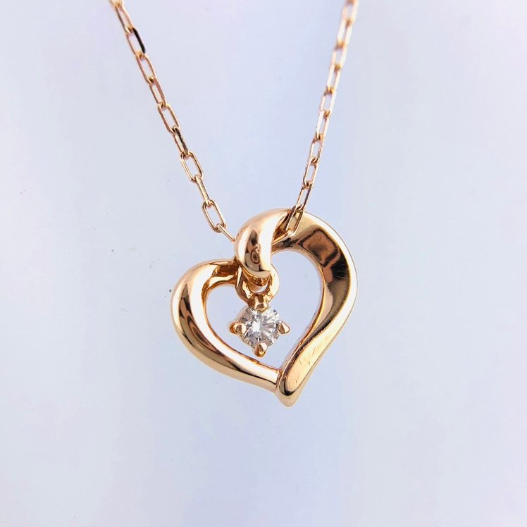 Yahoo!オークション - 【77】 4℃ ヨンドシー K10 ダイヤモンド ネック...