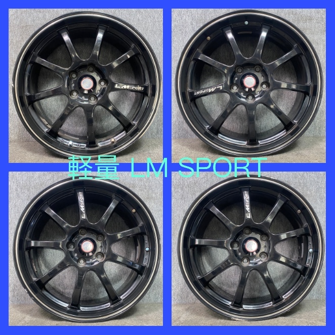 GT-126 軽量 LM SPORT ホイール 18インチ 18×7.5J ET +50 PCD114.3 5H 4本(5穴)｜売買されたオークション情報、yahooの商品情報をアーカイブ公開 ...
