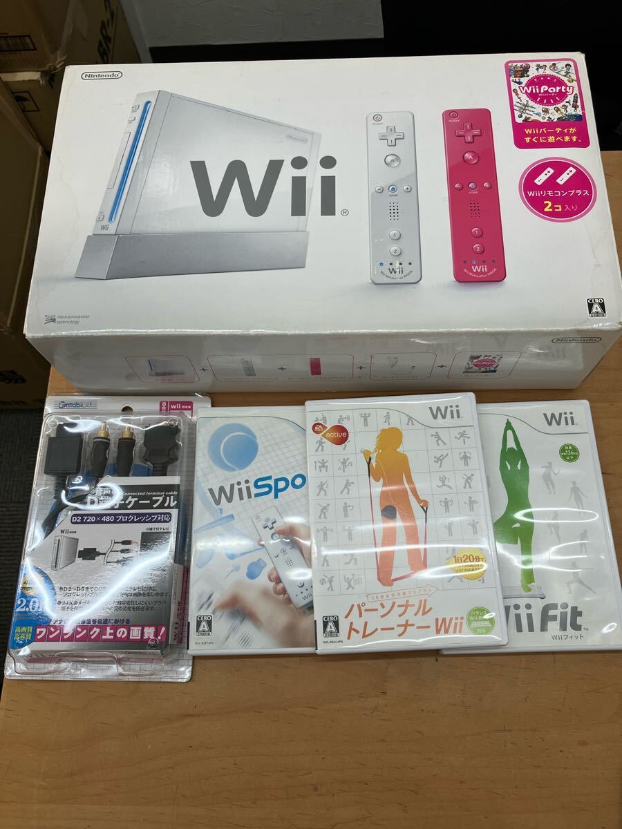 Yahoo!オークション - 【c196】稼働 任天堂 ニンテンドーWii 本体 セッ...