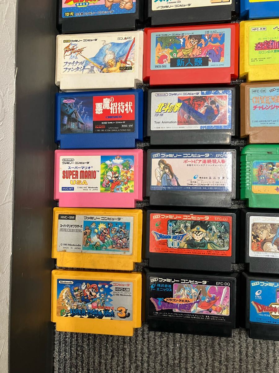 Yahoo!オークション - 【c267】ファミコン ソフト 57本 おまとめ スー...