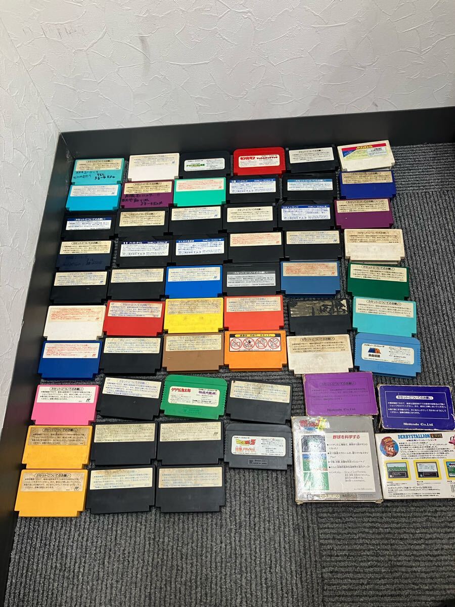 Yahoo!オークション - 【c267】ファミコン ソフト 57本 おまとめ スー...