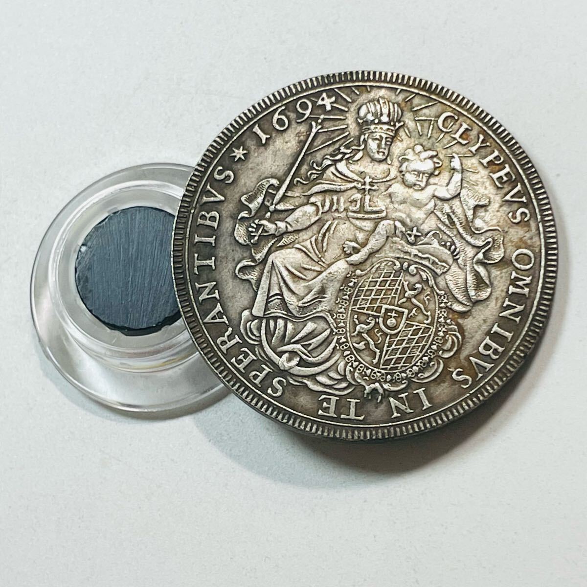 Yahoo!オークション - ドイツ 硬貨 古銭 バイエルン州 1694年 マクシミ...