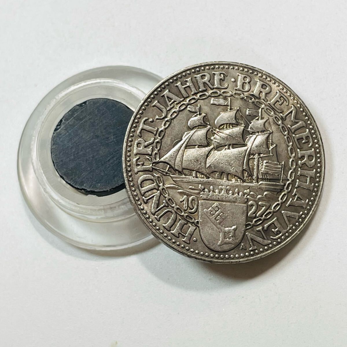 Yahoo!オークション - ドイツ 硬貨 古銭 ブレーメン市 1927年 「自由ハ...