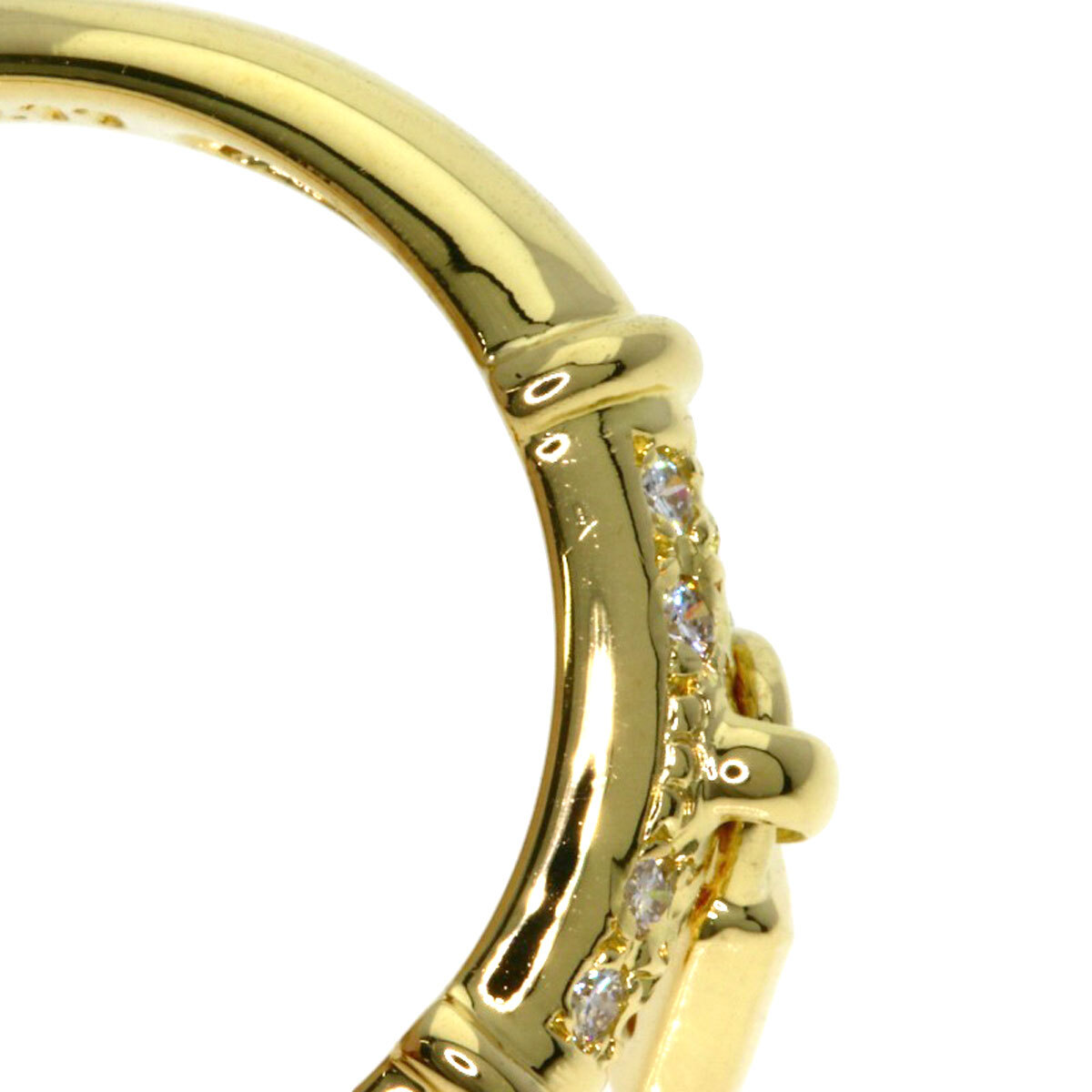 Yahoo!オークション - TASAKI タサキ カデナモチーフ ダイヤモンド リ...