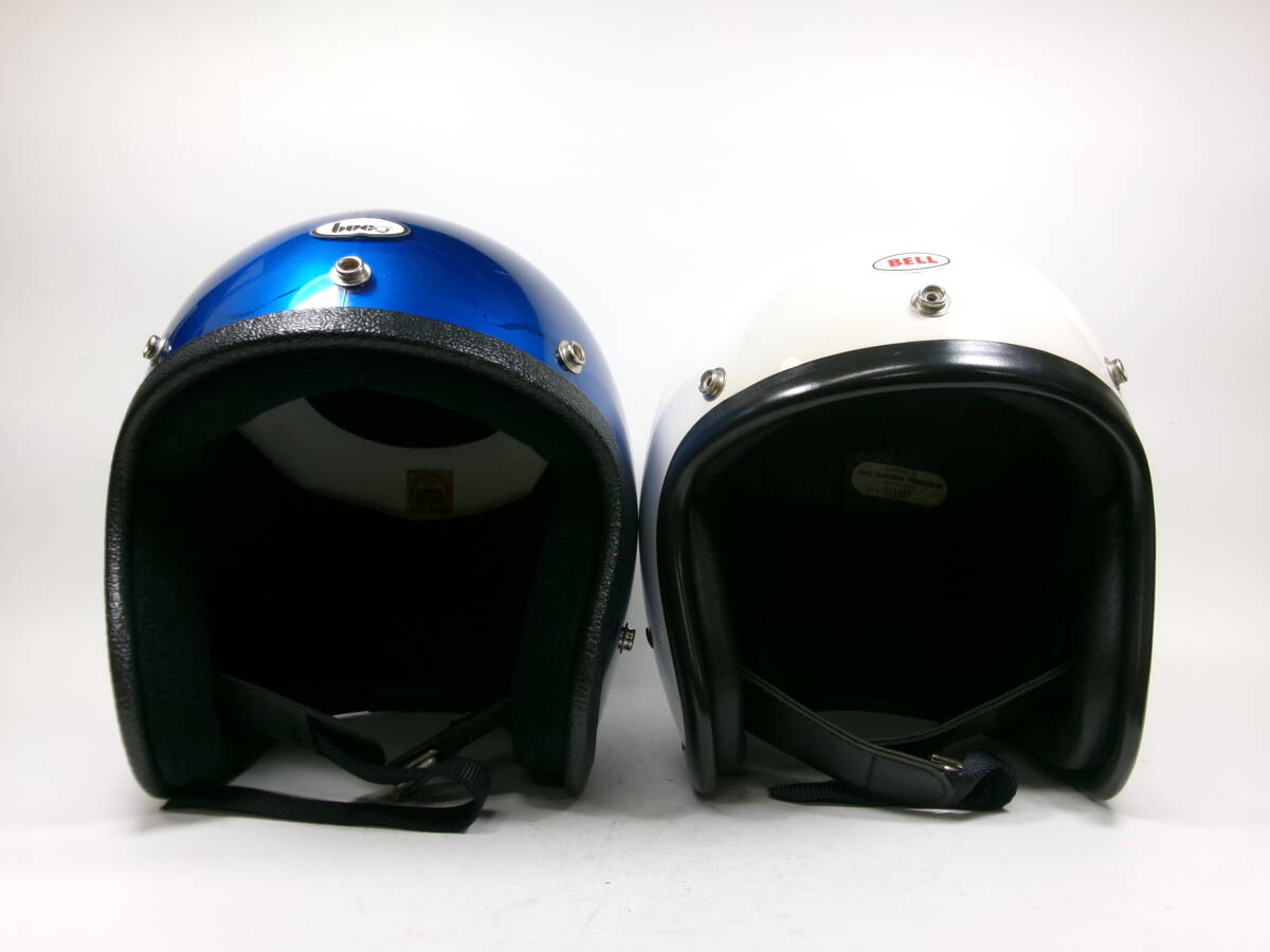 Yahoo!オークション - デッド Sシェル 70s BUCO ジェットヘルメット 目...