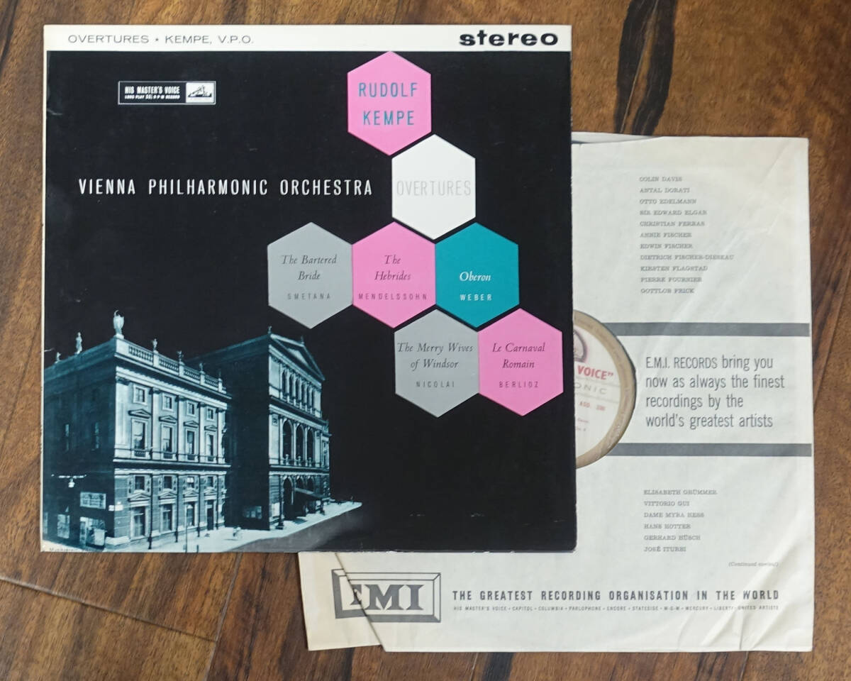 Yahoo!オークション - 極上品 英HMV ASD 330 OVERTURES ルドルフ・ケン...