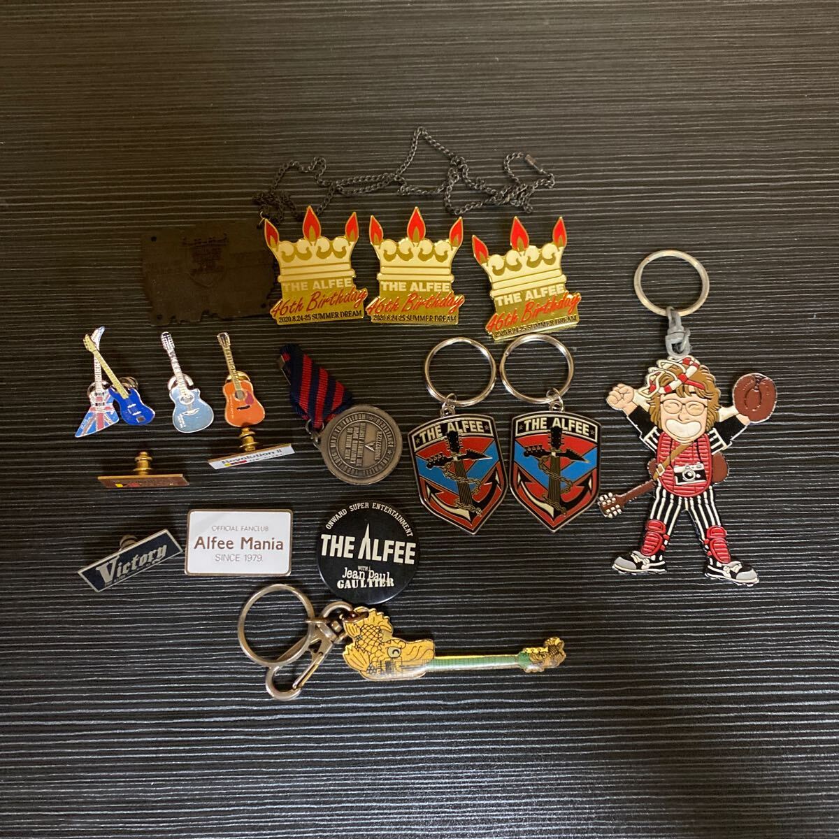 Yahoo!オークション - 【095-011】THE ALFEE バッチ キーホルダー など