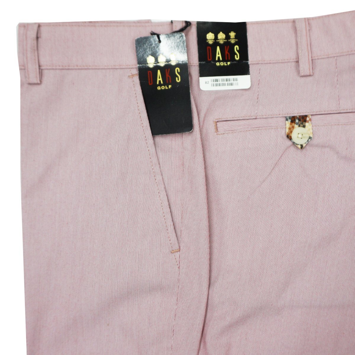 Yahoo!オークション - 【 DAKS GOLF 】ダックス 春夏ノータックパンツ ...