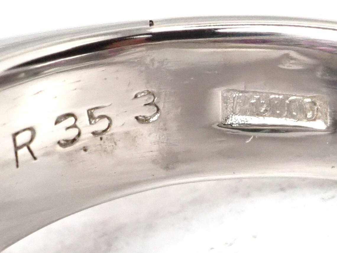 Yahoo!オークション - 【6694D】Pt900 天然ルビー 天然ダイヤモンド 3....