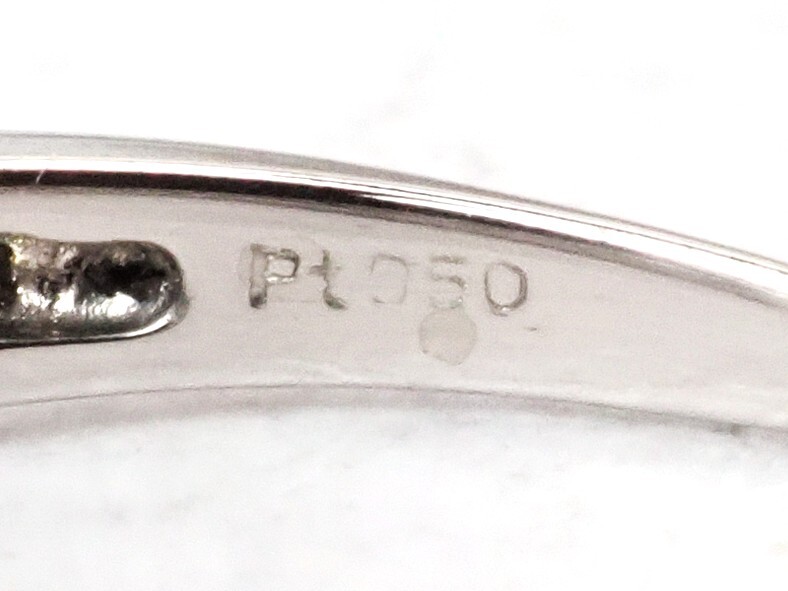 Yahoo!オークション - 【6860A】Pt950 天然ダイヤモンド 1.00ct/3.2g/...