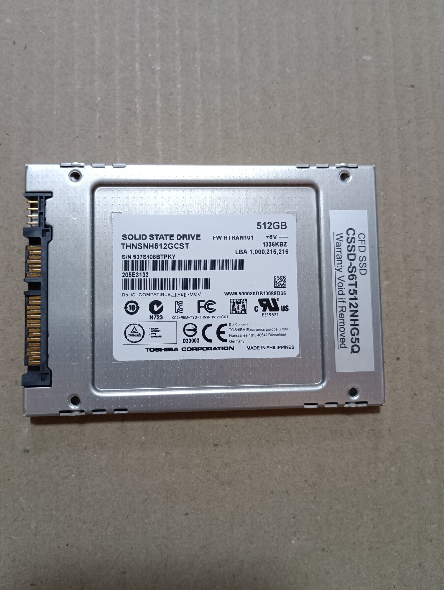 Yahoo!オークション - 東芝 TOSHIBA SSD 512G