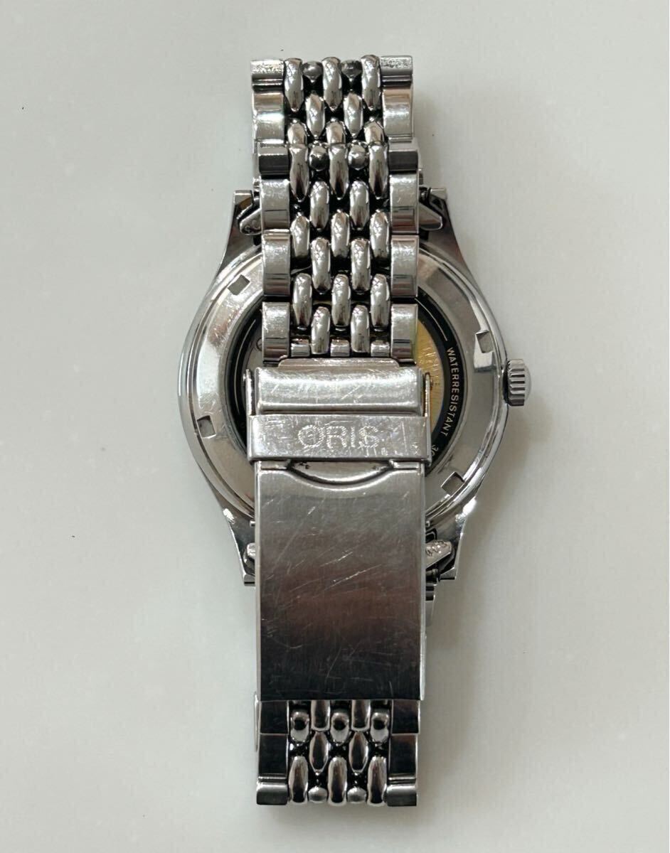 Yahoo!オークション - 1円〜 稼働品 ORIS ポインターデイト AT 自動巻...