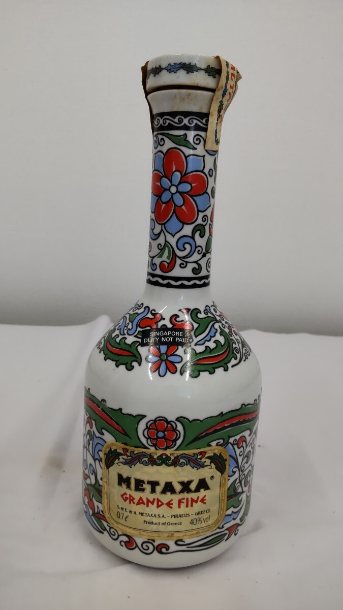 Yahoo!オークション - 洋酒 METAXA GRAND FINE 700ml 40度 箱付き 未開...