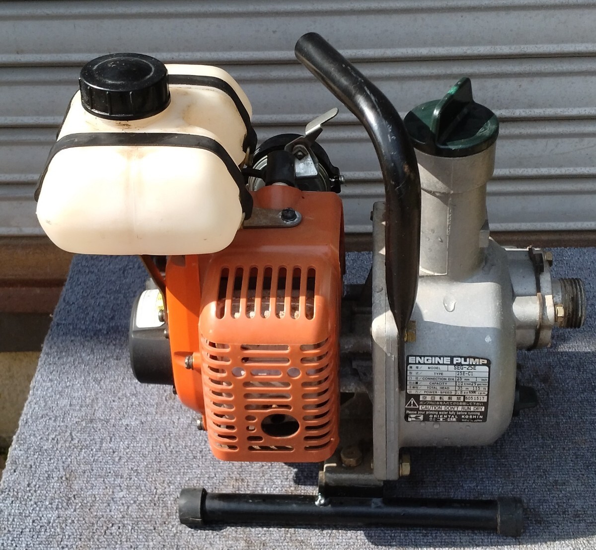 Yahoo!オークション - コーシンSEG-25E1インチポンプ 実働品 (266)