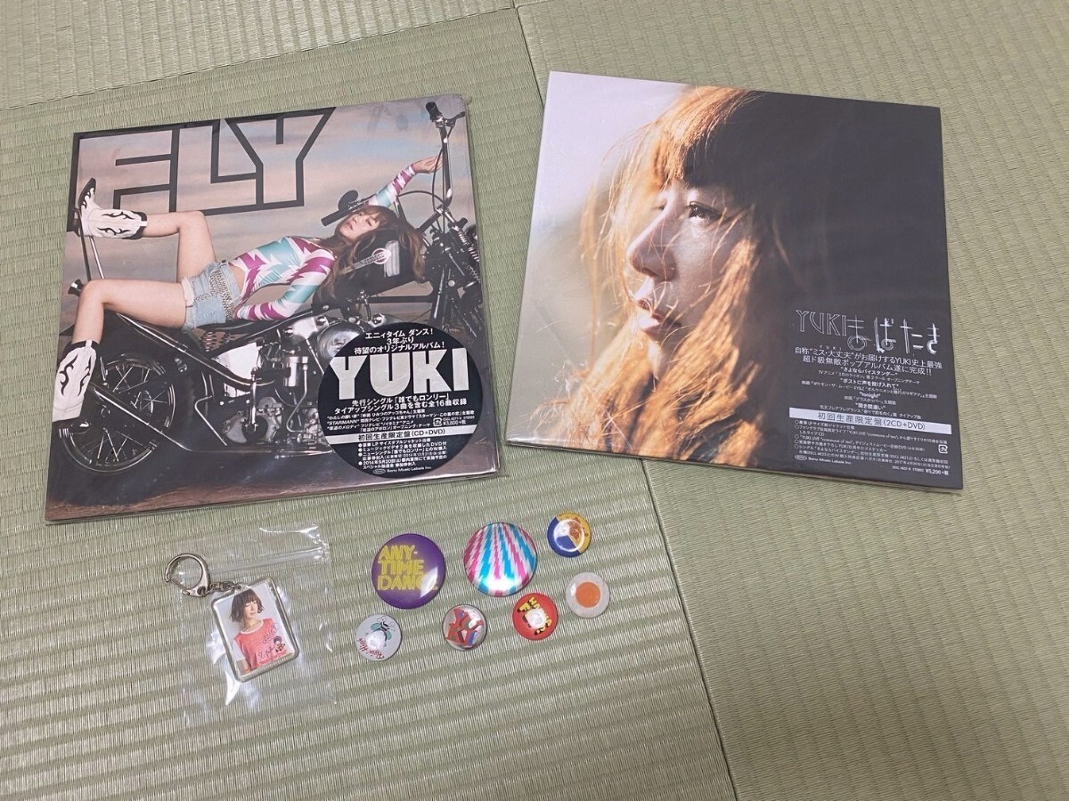 Yahoo!オークション - YUKI CD アルバム グッズ セット FLY まばたき ...