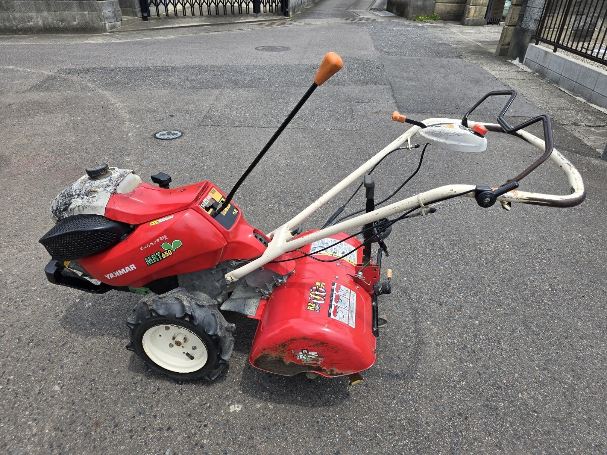 Yahoo!オークション - YANMAR 耕うん機 MRT650 RZロータリー 一軸正逆 ...