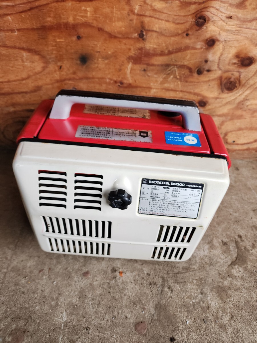 Yahoo!オークション - HONDA 発電機 EM300 GENERATOR 本田技研工業㈱ 1...