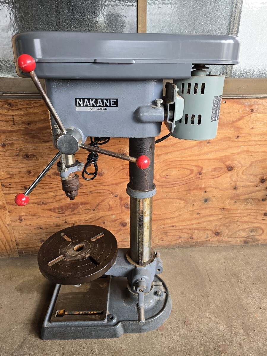 Yahoo!オークション - NAKANE NS-14R 中根製作所 13mm 卓上ボール盤 ベ...