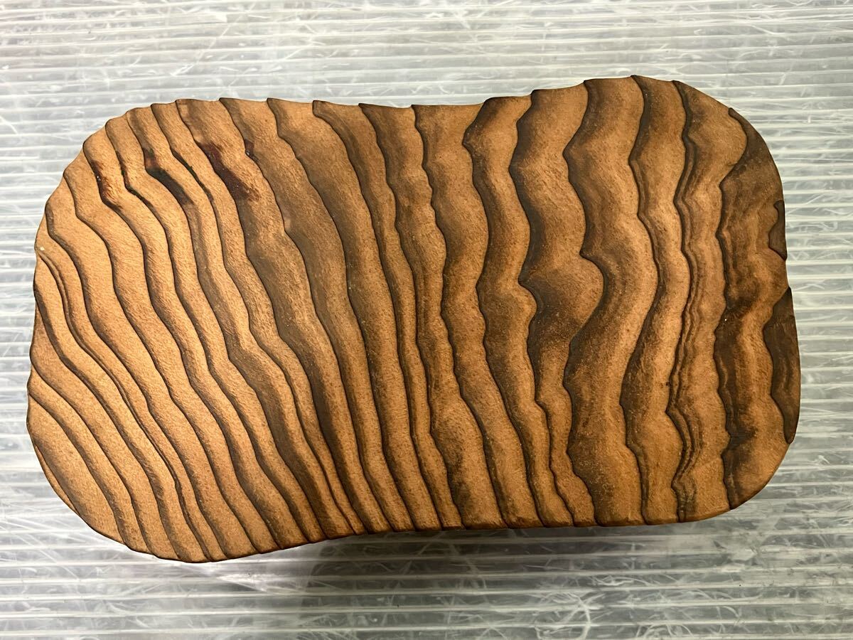 Yahoo!オークション - K275 未使用 秋田杉細工 置き台 一枚板 無垢 花...