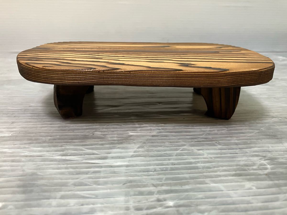 Yahoo!オークション - K276 未使用 秋田杉細工 置き台 一枚板 無垢 花...