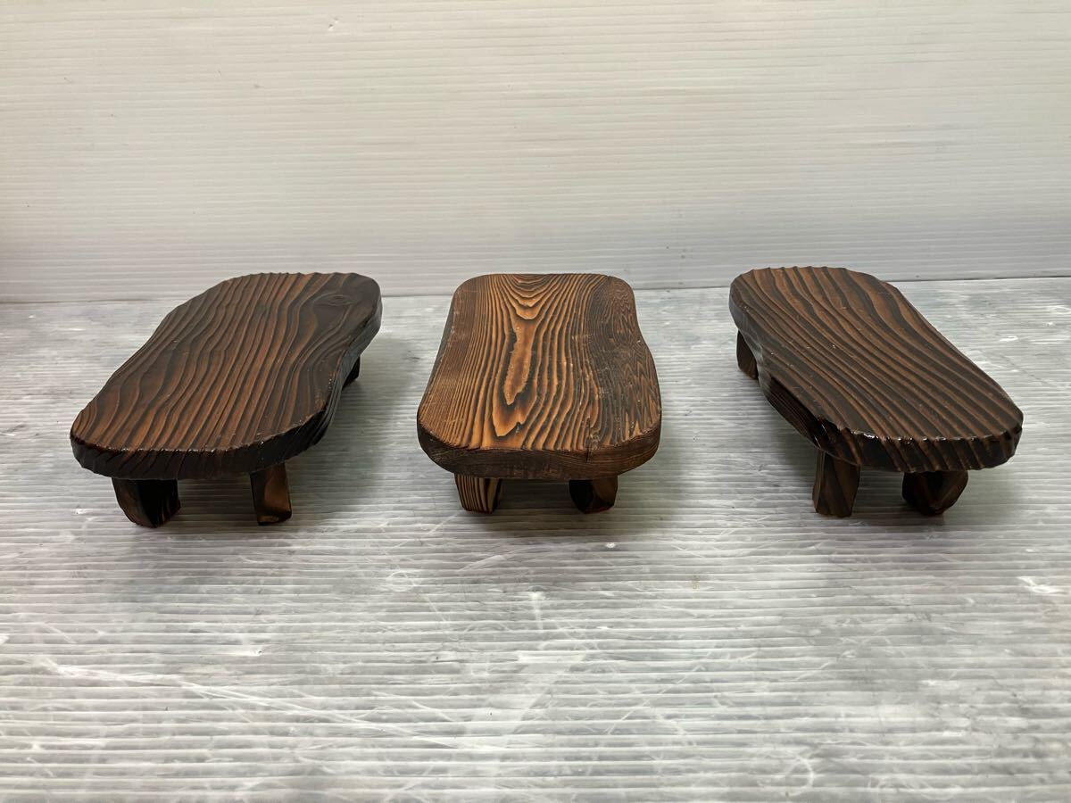 Yahoo!オークション - K280 未使用 秋田杉細工 置き台 一枚板 無垢 花...