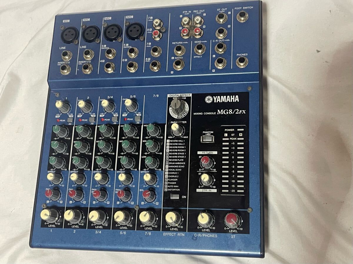 Yahoo!オークション - YAMAHA MG8/2FX アナログミキサー ミキシングコ...