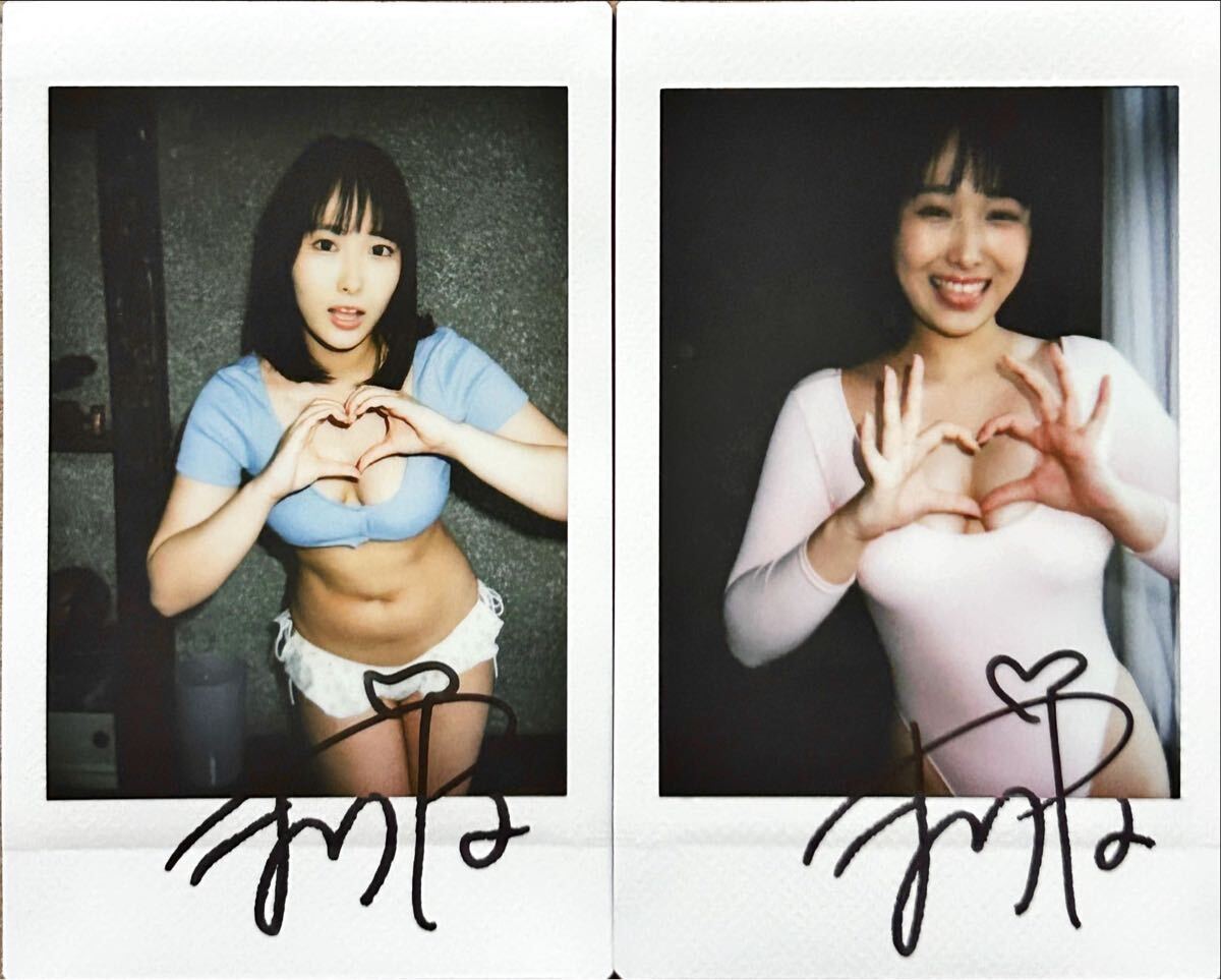 【樂淘letao】日本代購代標第一品牌－浅川まりな「ミルキー・グラマー」直筆サイン入りチェキ 2枚セット⑤