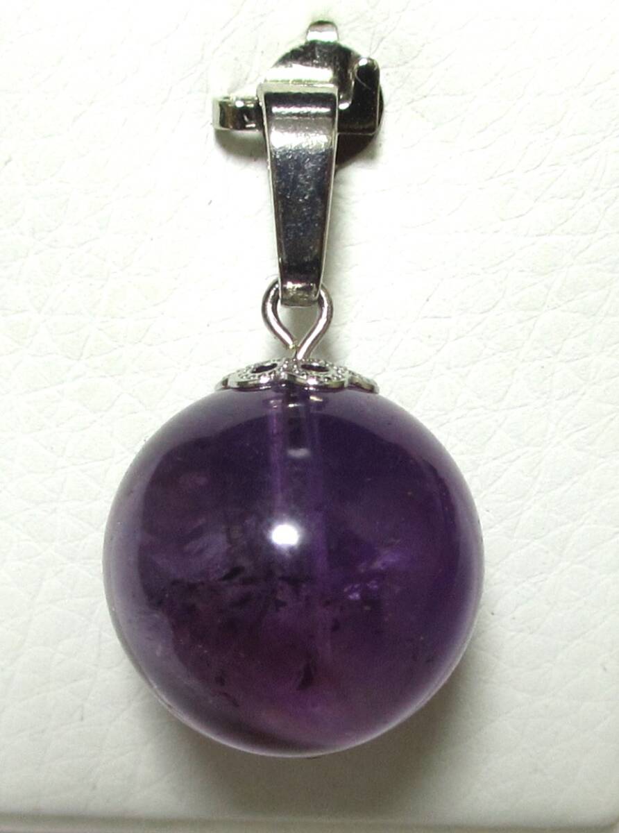 Yahoo!オークション - bzg 天然石ペンダントトップ アメジスト 2