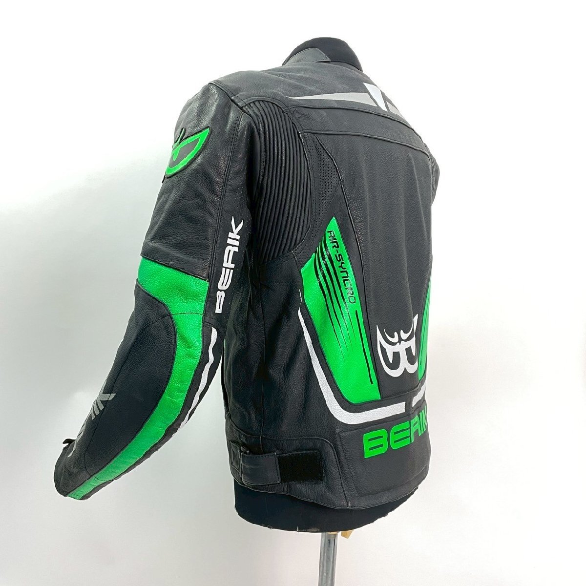 Yahoo!オークション - BERIK ベリック レザージャケット 9063 GREEN 牛...