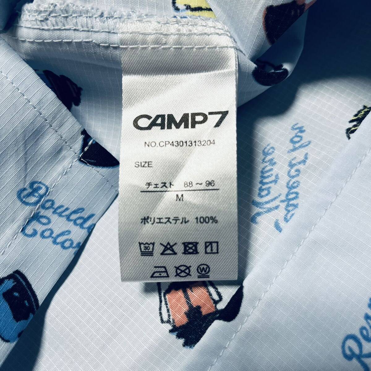 Yahoo!オークション - Mサイズ CAMP7 総柄 半袖 プリントシャツ 軽量 ...