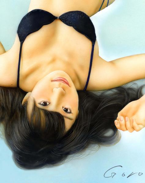 Yahoo!オークション - 石川吾郎ミス東スポ・コラボ企画 A4版画 冬子