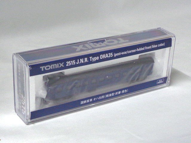 Yahoo!オークション - TOMIX オハ35形(戦後型・折妻・青色) #2515
