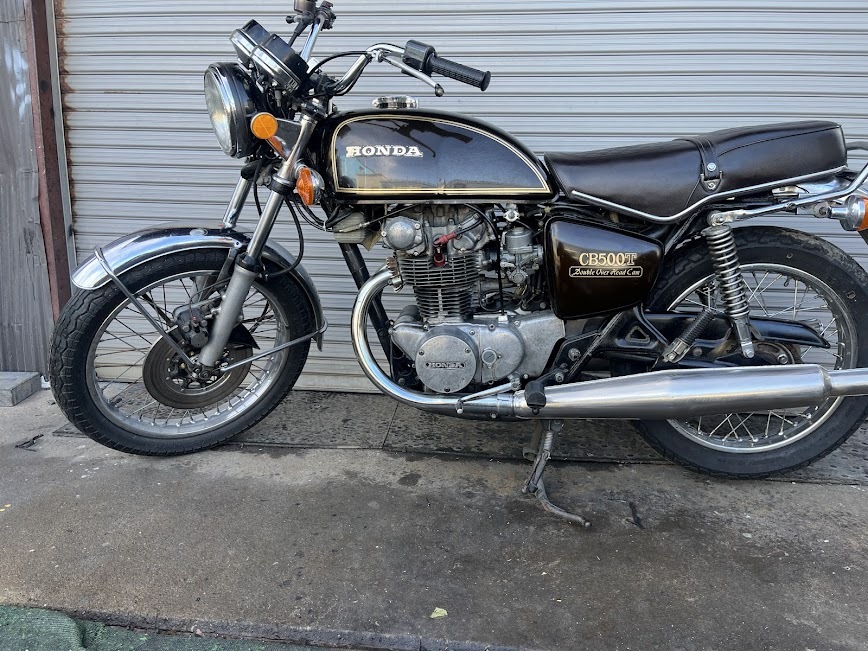 Yahoo!オークション - ホンダ CB500T 昭和53年式