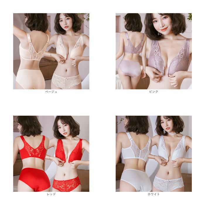 Yahoo!オークション - ブラック 38/85AB フロントホックブラジャー＆...