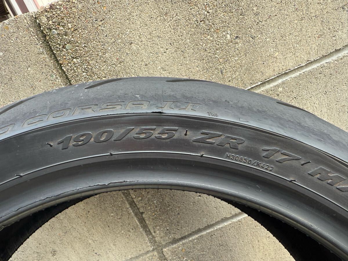 Yahoo!オークション - ピレリ ディアブロ ロッソコルサ2 120/70R17 190...