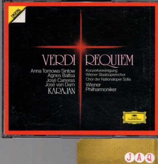 Yahoo!オークション - ヴェルディ レクイエム/カラヤン＆VPO【2CD】