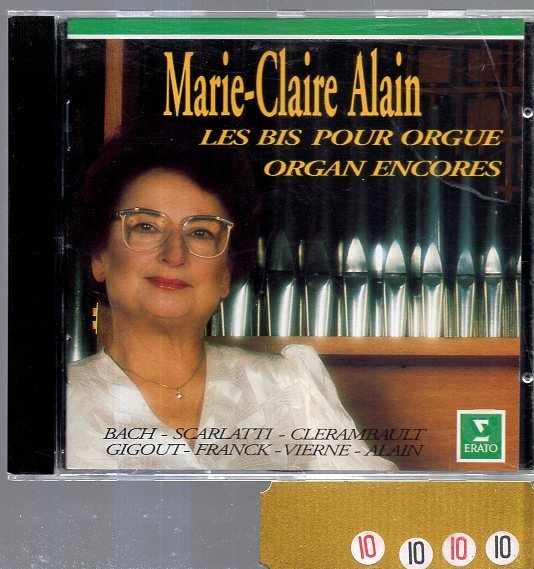 Yahoo!オークション - Marie-Claire Alain Les Bis Pour Orgue / Organ...