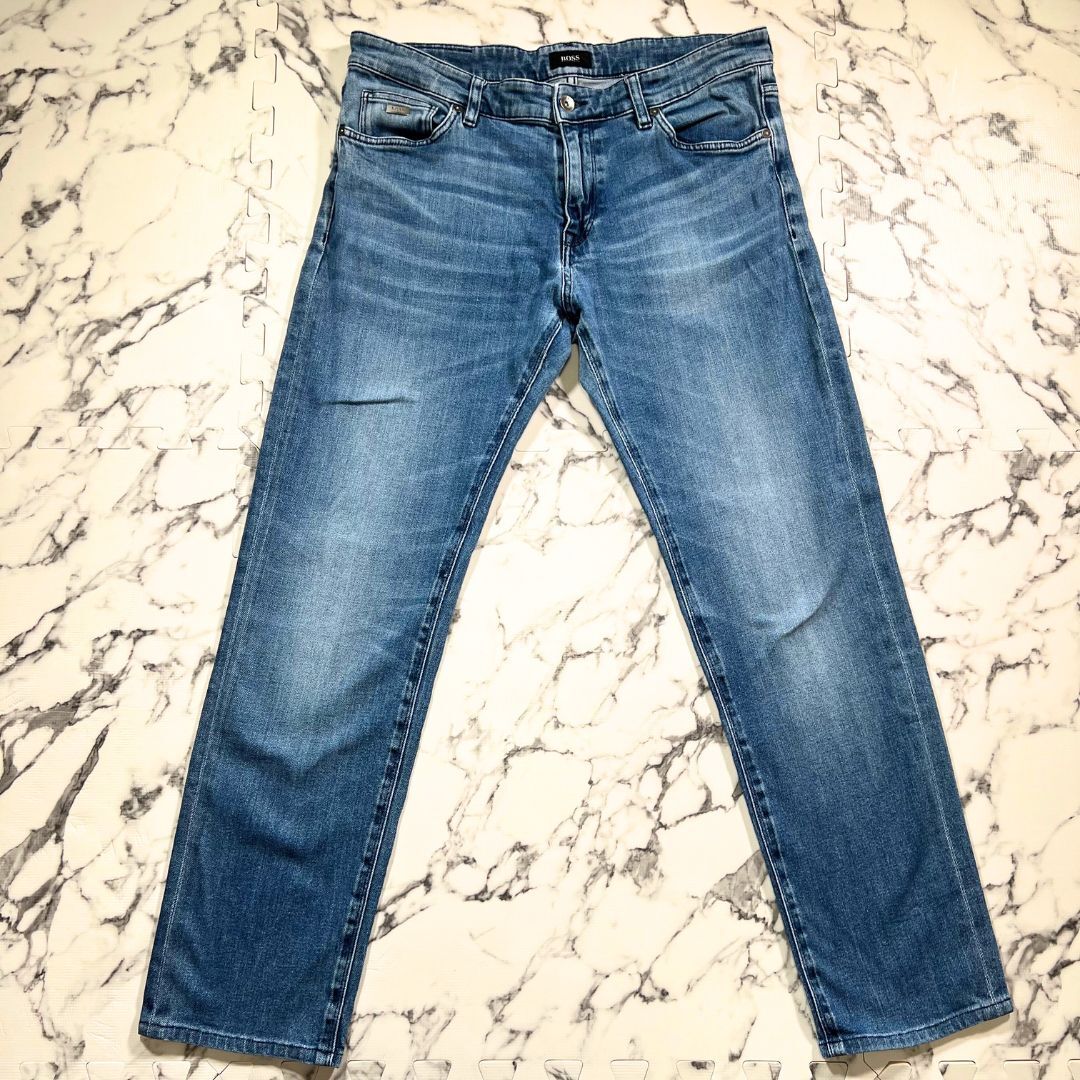 Yahoo!オークション - 美品/ストレッチ素材/特大W35(XL位) ヒューゴボ...