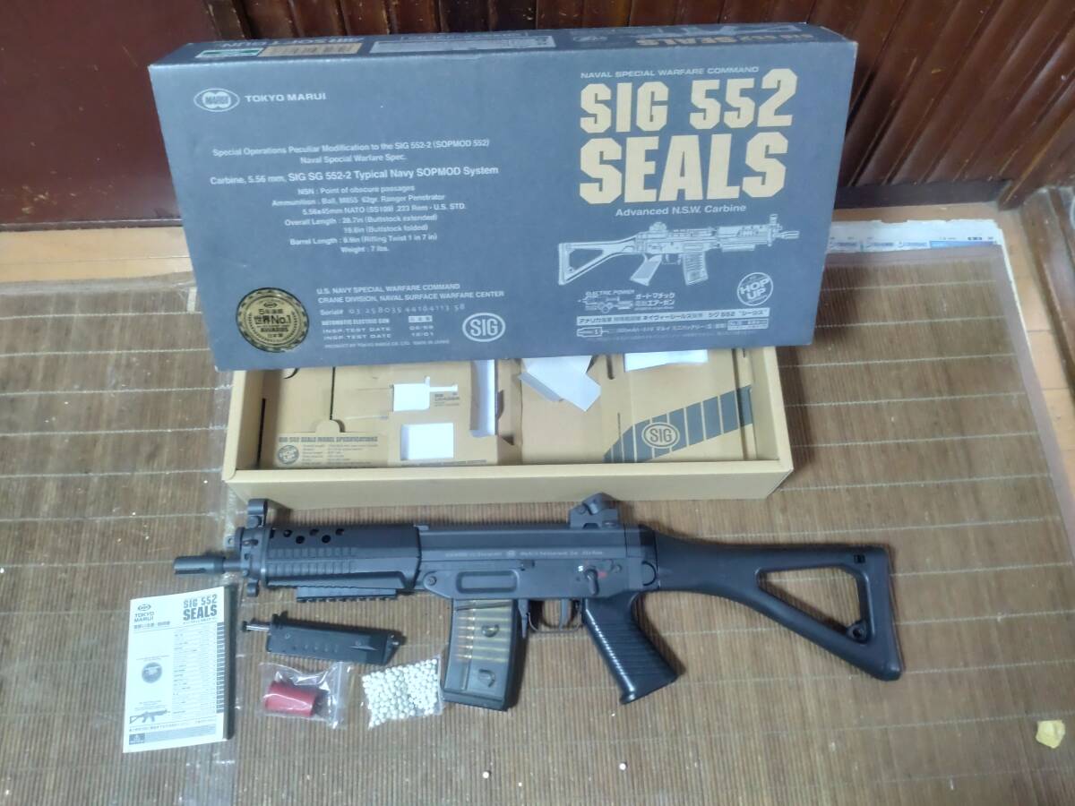 Yahoo!オークション - 東京マルイの電動ガン（SIG 552 SEALS）