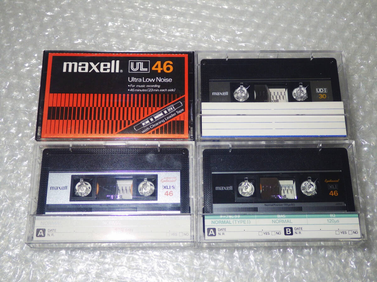 Yahoo!オークション - 未使用品 【maxell製カセットテープ4本セット X...